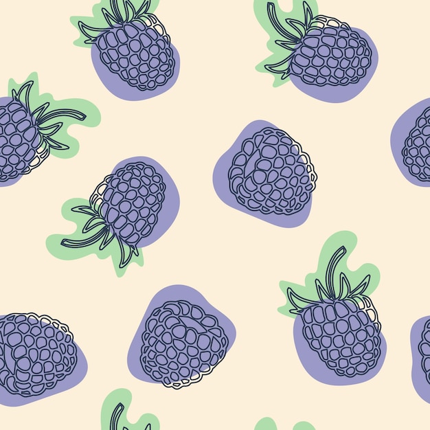 Vibrant Pineapple Pattern in Shades of Purple and Green | Jiffy Designs