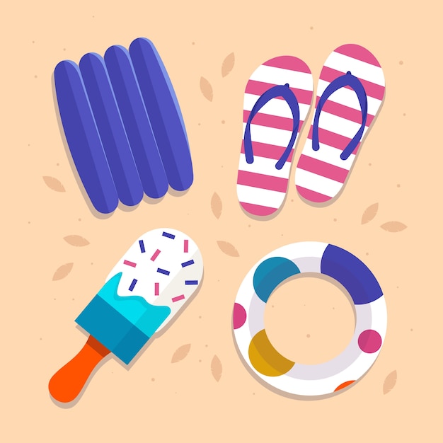 Vibrant Summer Fun Collection of Beach Essentials | Jiffy Designs