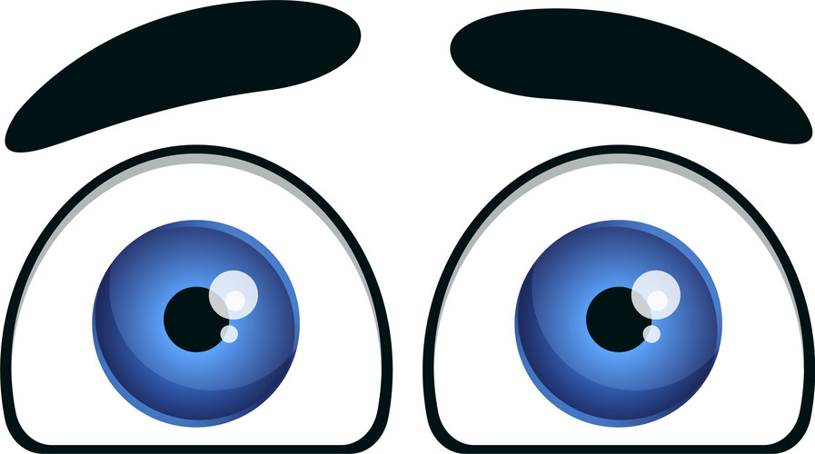 Funny Eyes Icon. Cartoon Of Funny Eyes Vector Icon For Web Design ...