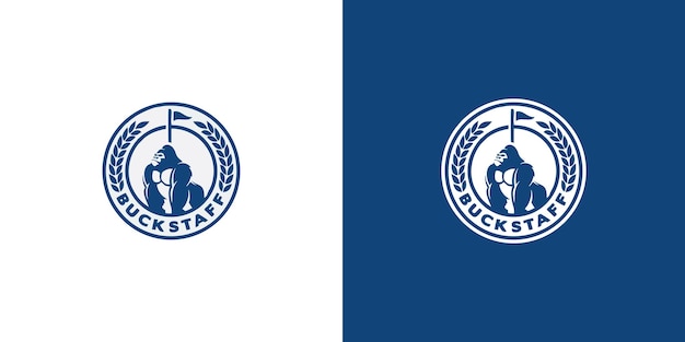 Iconic Buckstaff Sports Logo with Athlete Silhouette | Jiffy Designs