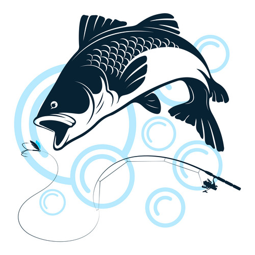 Big Fish Catch And Fishing Rod Design For Sport Fishing | Jiffy Designs