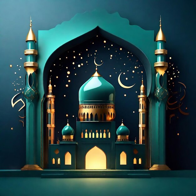 Enchanting Celestial Mosque: A Captivating Islamic Architectural ...