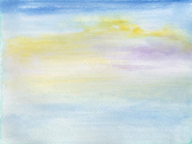 Serene Pastel Clouds in a Dreamy Sky Watercolor Painting | Jiffy Designs