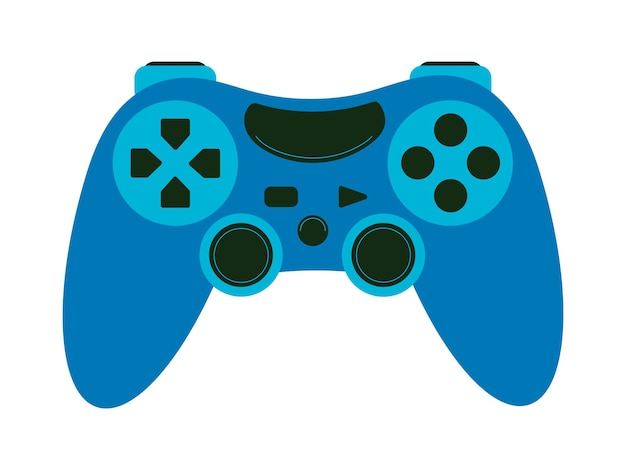 Vibrant Blue Gaming Controller with Sleek Design | Jiffy Designs