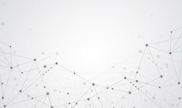 Intricate Geometric Network of Interconnected Nodes and Lines | Jiffy ...