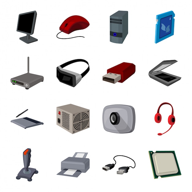 Diverse Collection of Iconic Computer Hardware and Accessories | Jiffy ...