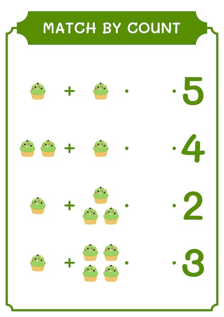 Adorable Cupcake Counting Activity for Kids | Jiffy Designs