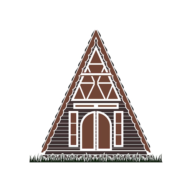 Charming Triangular Timber Cabin with Arched Doorway | Jiffy Designs