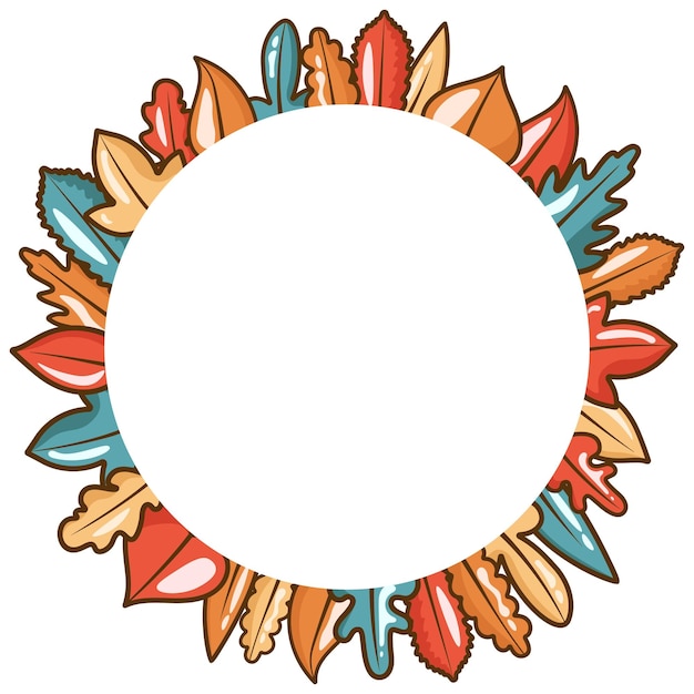 Vibrant Feathered Circle Frame with Southwestern Flair | Jiffy Designs