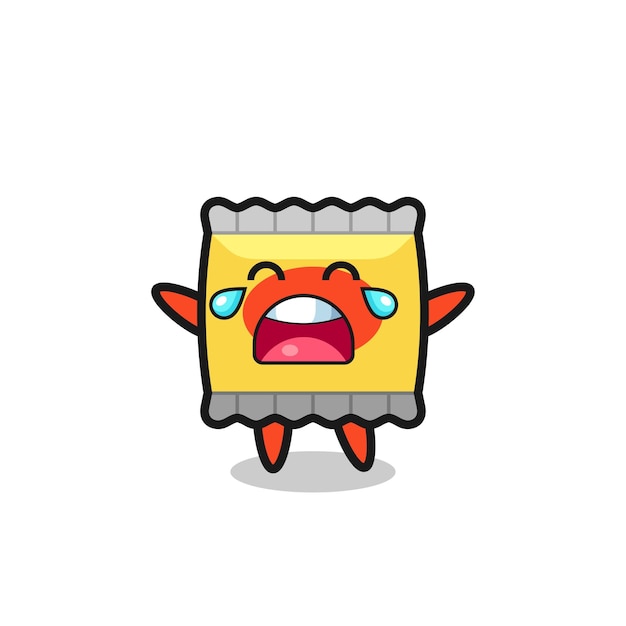 Adorable Cartoon Fry Character Expressing Surprise | Jiffy Designs