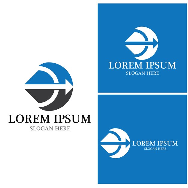 Minimalist Geometric Logos with Dynamic Arrows | Jiffy Designs