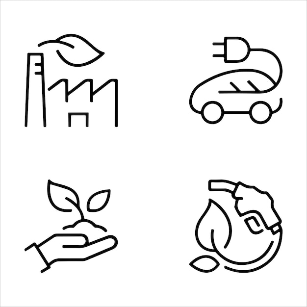 Versatile Eco-Friendly Icons for Sustainable Designs | Jiffy Designs