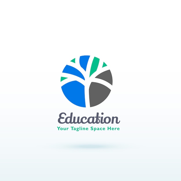 Vibrant Tree of Knowledge Education Logo Design | Jiffy Designs