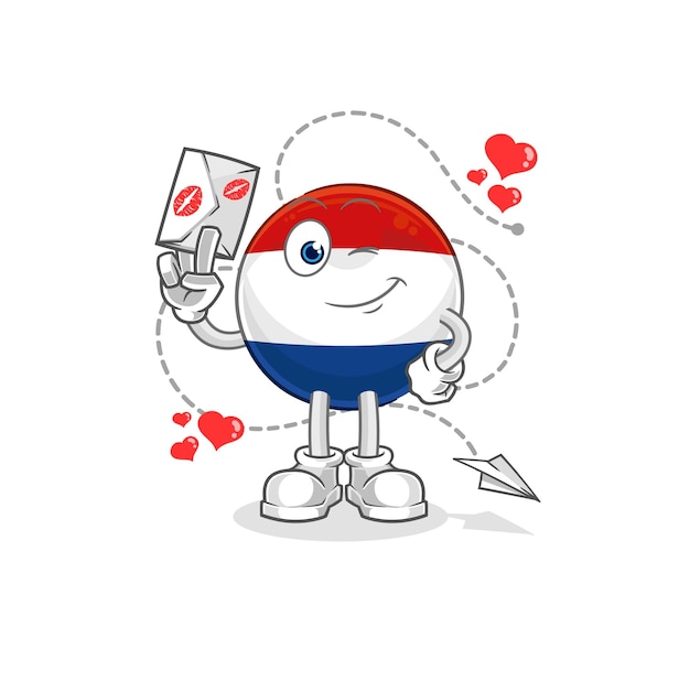 Playful Pokémon-Inspired Character Holding Love Letter | Jiffy Designs