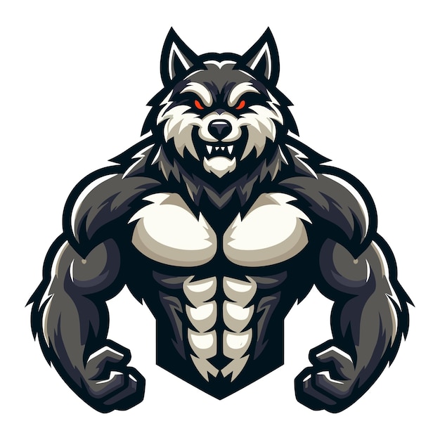 Fierce and Formidable Wolf Mascot Emblem | Jiffy Designs