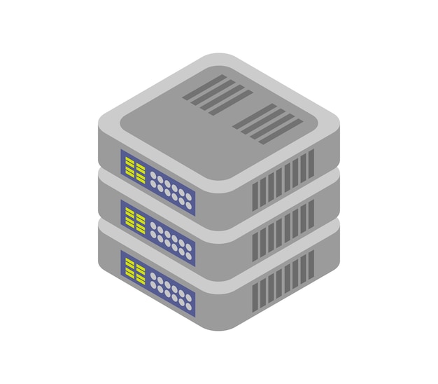 Stacked Servers with Flashing Lights and Panels | Jiffy Designs