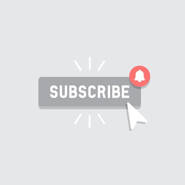 Vibrant Subscription Button with Notification Icon | Jiffy Designs