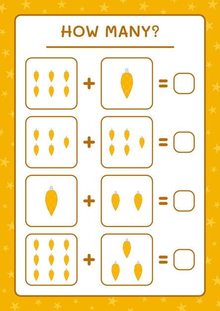 Playful Counting Worksheet Featuring Corn Kernels | Jiffy Designs