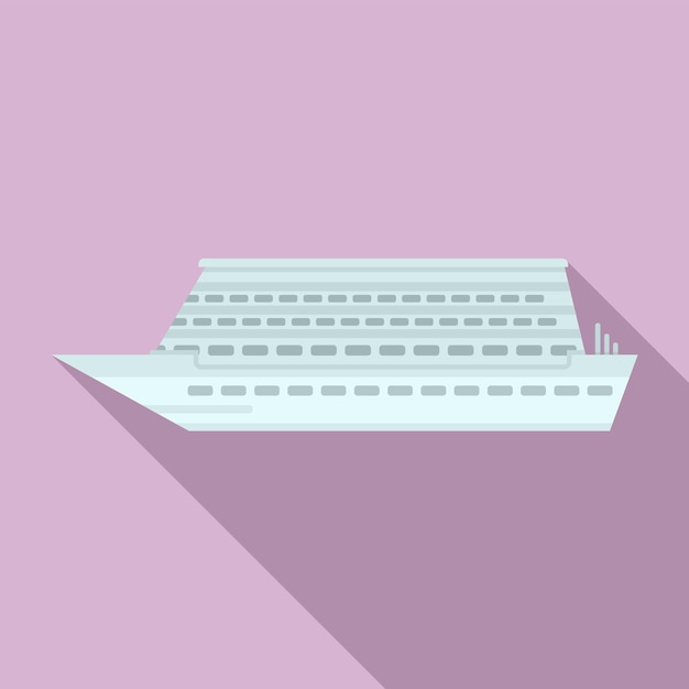 Elegant Cruise Ship Silhouette on Pastel Background | Jiffy Designs