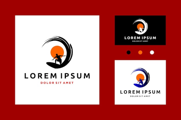 Captivating Crescent Moon Landscape Emblem Collection | Jiffy Designs