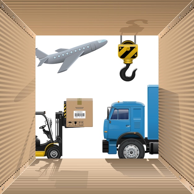 Cargo Delivery Logistics: Planes, Trucks, and Cranes in Action | Jiffy ...