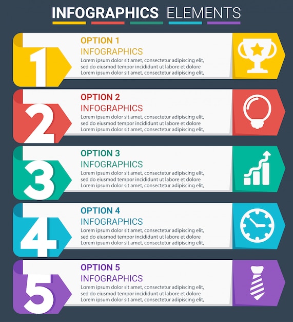 Vibrant Infographic Elements with Iconic Symbols and Shapes | Jiffy Designs
