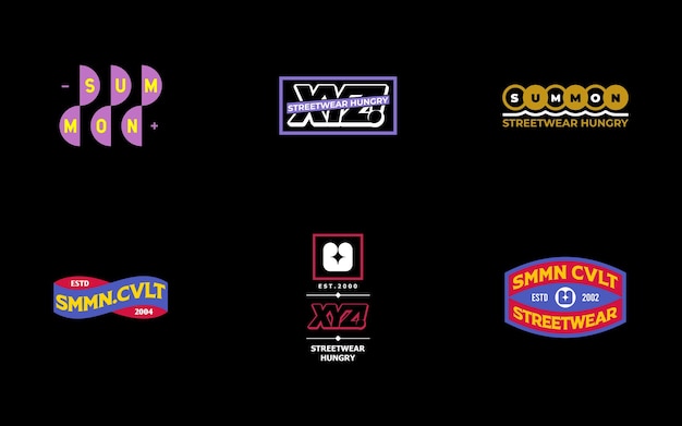 Vibrant Streetwear Logos and Branding Elements | Jiffy Designs
