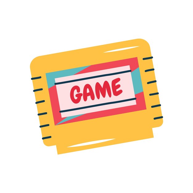 Vibrant Game Cartridge with Bold Retro Design | Jiffy Designs