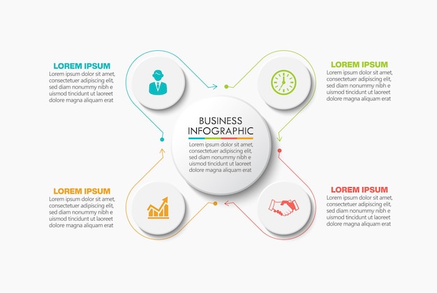 Vibrant Infographic Showcasing Key Business Concepts | Jiffy Designs
