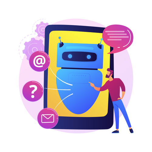 Chatbot Artificial Intelligence Abstract Concept Vector Illustration ...
