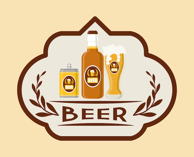 Refreshing Beer Varieties Displayed in Elegant Frame | Jiffy Designs