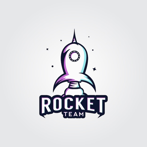 Blast Off with the Vibrant Rocket Team Logo | Jiffy Designs