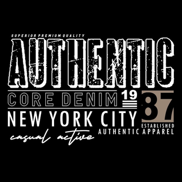 Gritty Urban Typography with Authentic Denim Branding | Jiffy Designs