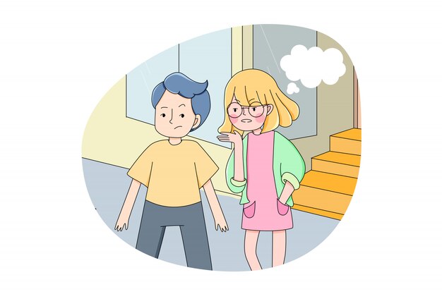 Two Curious Kids Exploring the Cozy Home Together | Jiffy Designs
