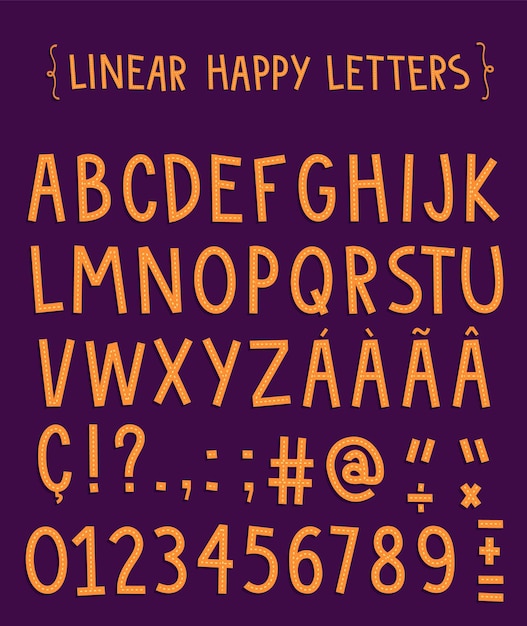 Vibrant Linear Alphabet for Versatile Designs | Jiffy Designs