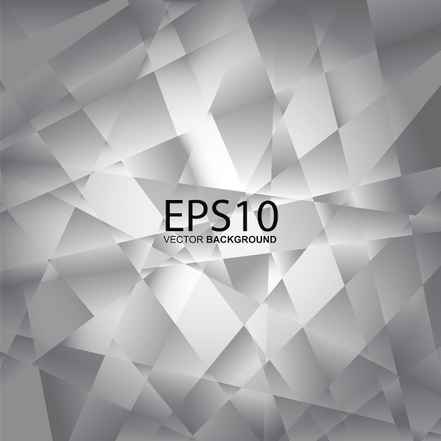 Shimmering Geometric Mosaic of Interlocking Silver Panels | Jiffy Designs