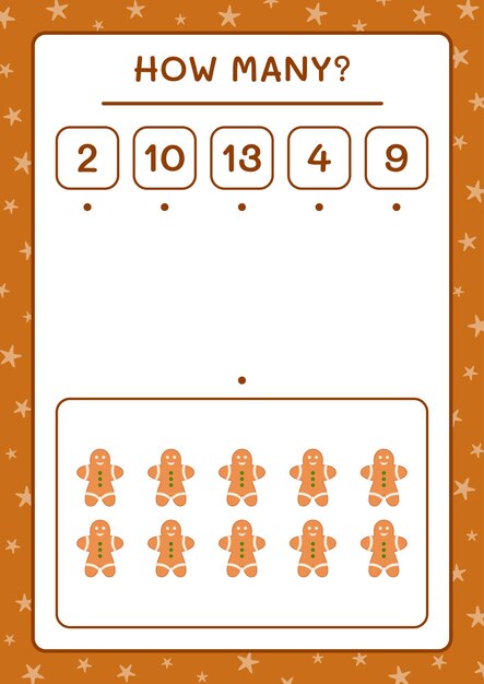 Counting Gingerbread Men: A Fun Math Activity | Jiffy Designs
