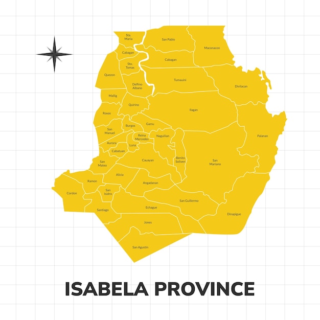 Detailed Map of Isabela Province, Philippines | Jiffy Designs