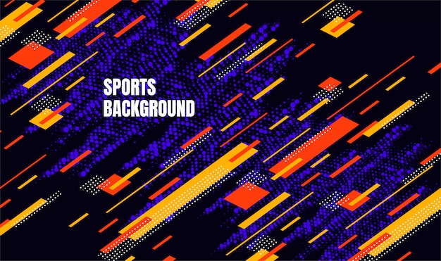 Vibrant Abstract Sports Background with Diagonal Stripes | Jiffy Designs