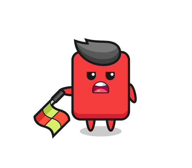 Adorable Cartoon Eraser Character Expressing Surprise | Jiffy Designs