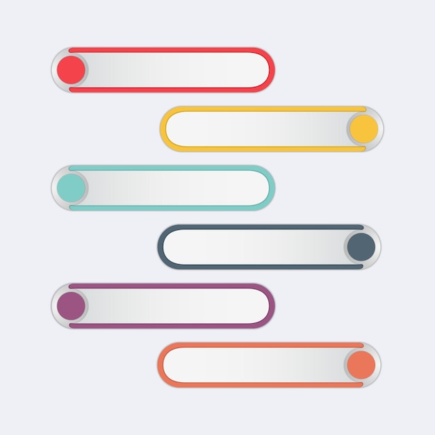 Colorful Sliding Bars Minimal Abstract Background Design | Jiffy Designs