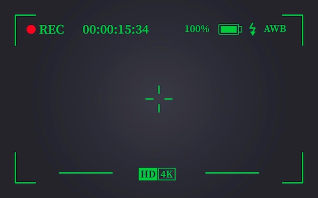 Futuristic Video Recorder Interface with 4K Resolution | Jiffy Designs