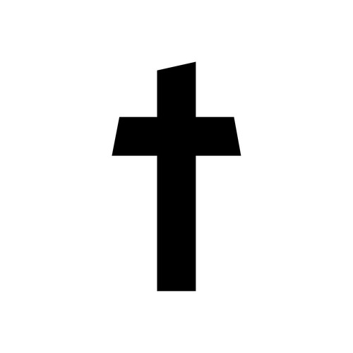 Christian Cross. Halloween Spooky Vampire Defense Cross Design Vector ...
