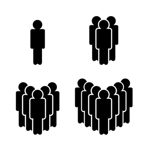 Minimalist Pictogram Figures Depicting Human Diversity and Inclusion ...