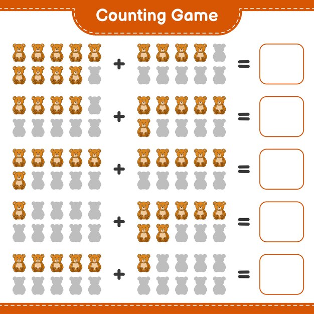 Adorable Bear Collection: Counting, Adding, and Subtracting Fun | Jiffy ...