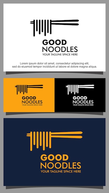 Simple and Stylish Good Noodles Logo Designs | Jiffy Designs