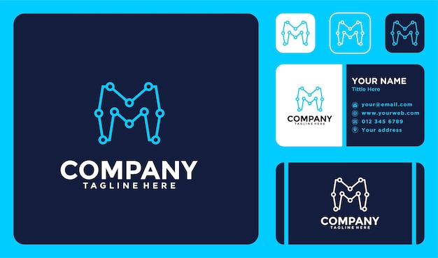 Sleek Monogram Tech Brand Identity Kit | Jiffy Designs