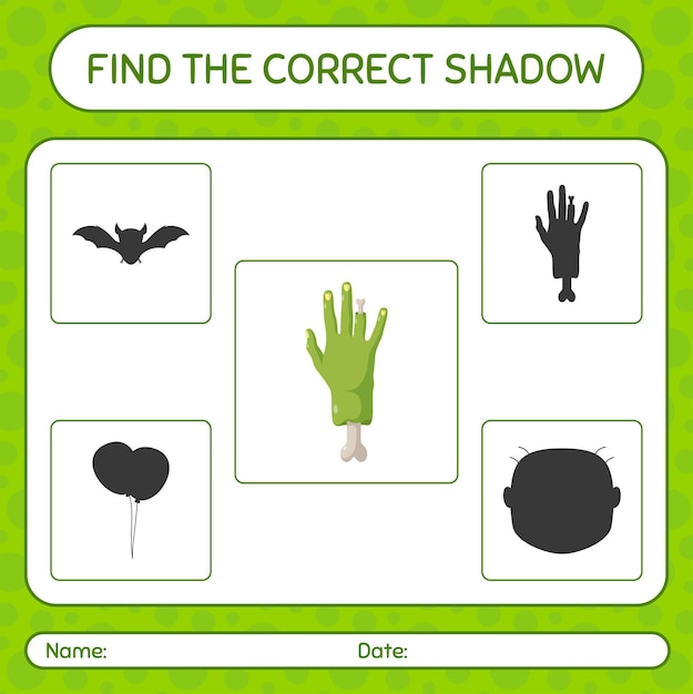 Spooky Halloween Shadow Matching Game | Jiffy Designs