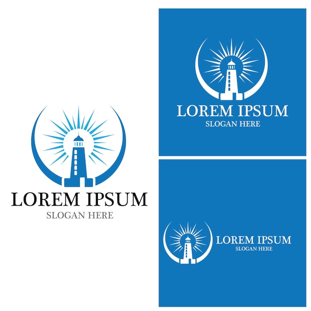 Versatile Lighthouse Emblem Collection with Radiant Designs | Jiffy Designs