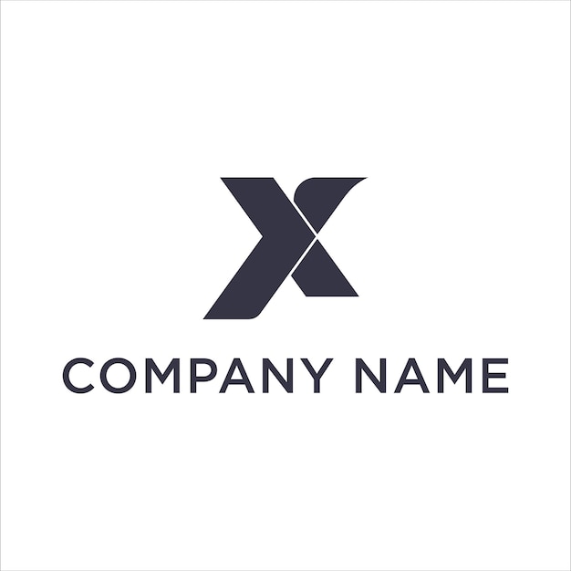 Sleek and Minimalist Company Logo with Bold Letter X | Jiffy Designs